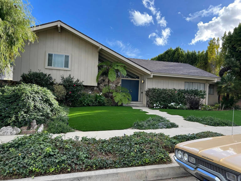 Photos inside the 'Brady Bunch' house after being redesigned