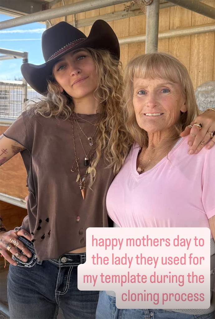 Paris Jackson says she's mom Debbie Rowe's clone in rare family photos