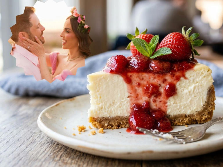 Cheesecake clásico con compota de fresa: el postre elegante inspirado ...