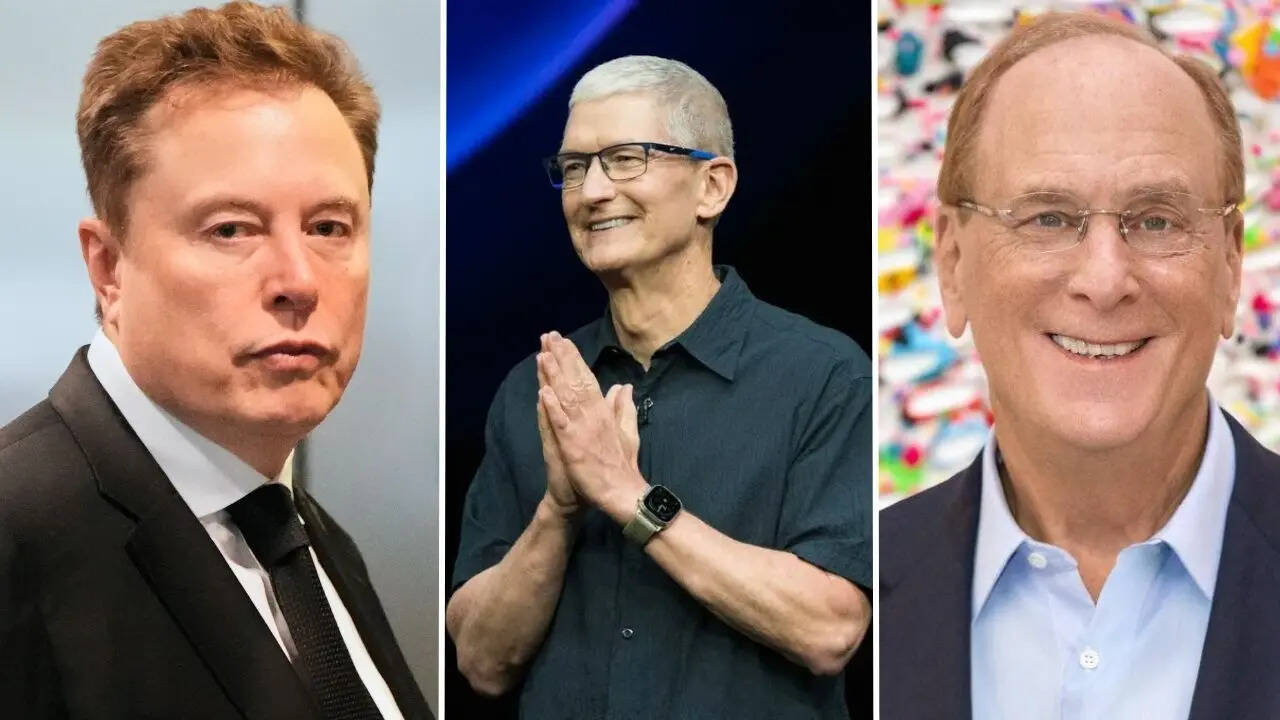 Elon Musk, Tim Cook, Larry Fink: Inside Trump's star-studded China ...
