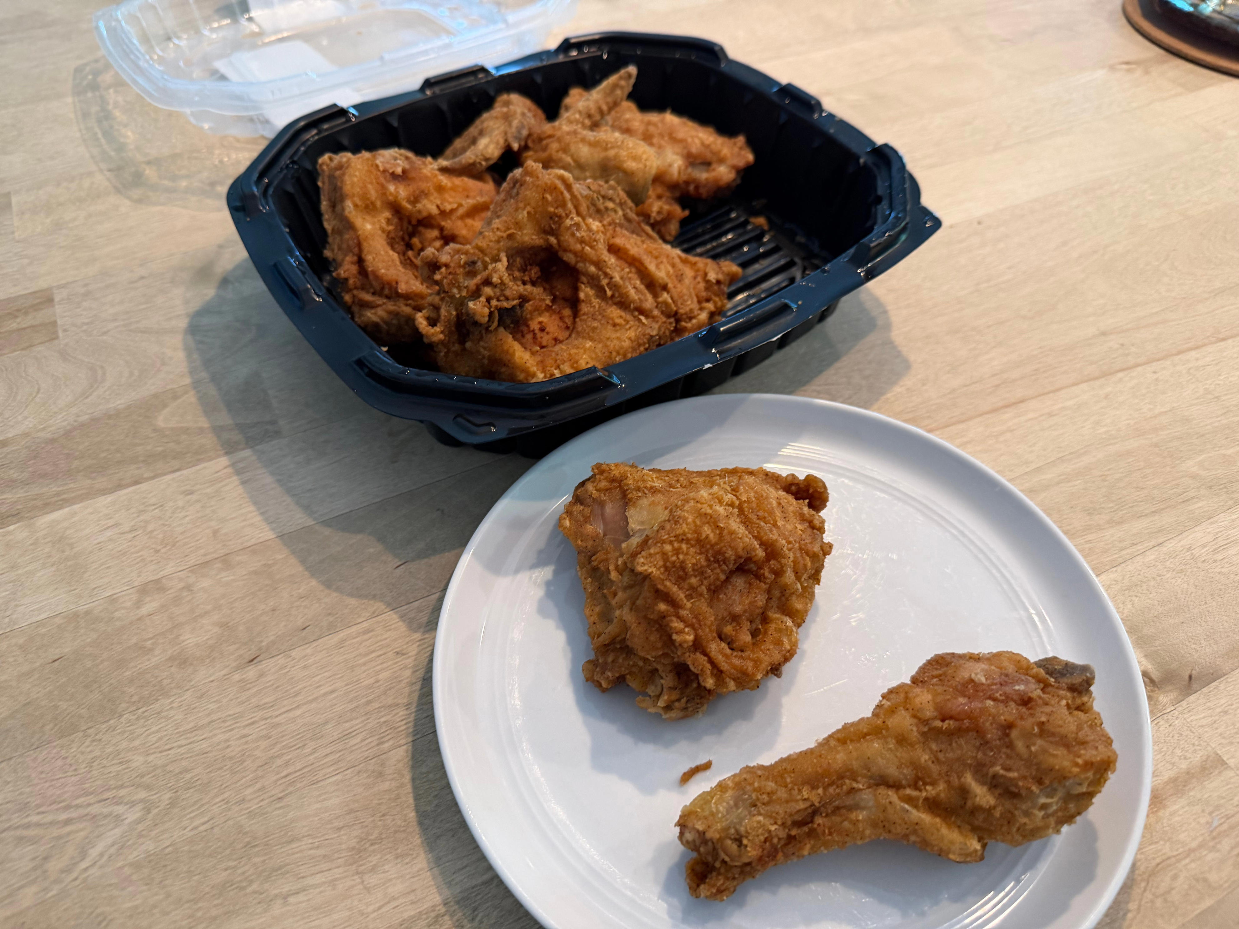 I tried fried chicken from 3 different grocery stores, and there's just ...