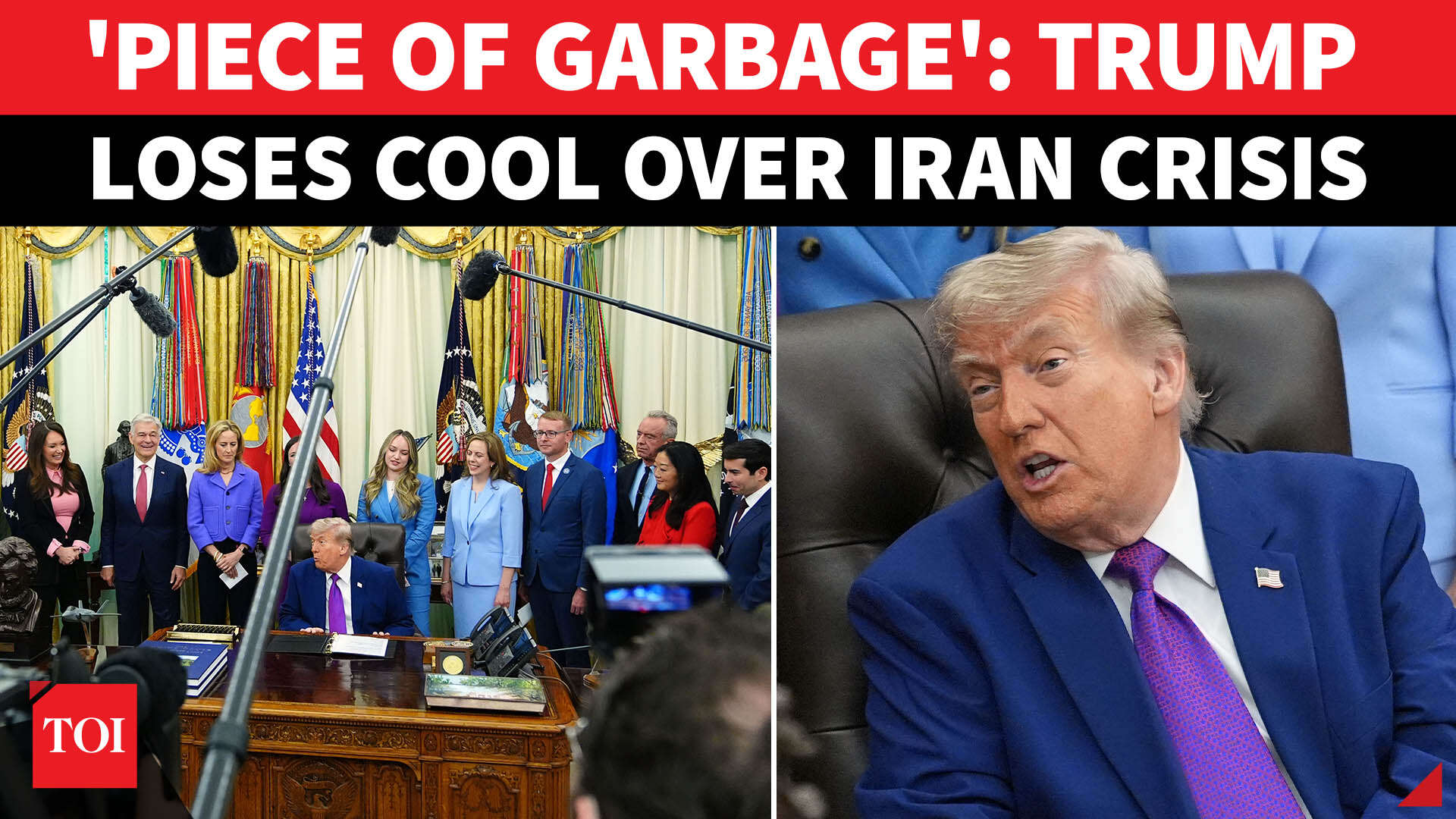 'Iran fired 100+ missiles at 3000 mph': Trump admits IRGC assault on US ...