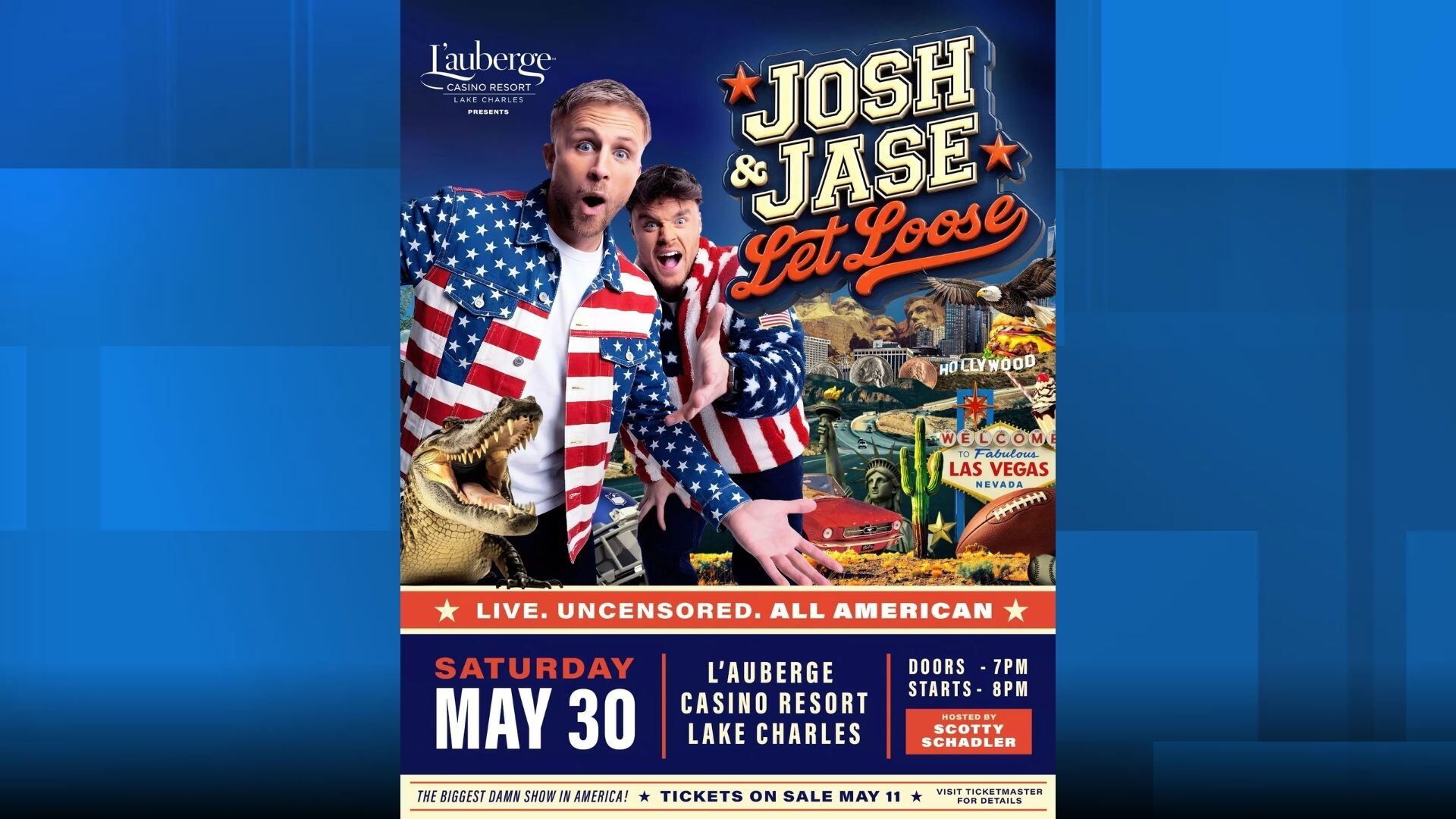 Josh & Jase return to Lake Charles for live show Saturday at L’Auberge