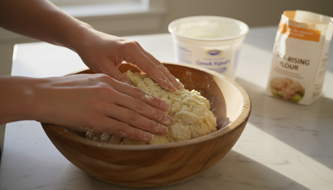 Whip up perfect pizza fast with this easy two-ingredient dough