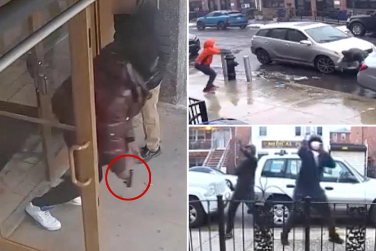 Over 180 bullets fly in terrifying footage of recent NYC gun battles ...