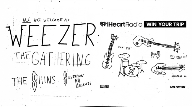 Win a trip to NYC to see Weezer and hit the pickleball court with the band