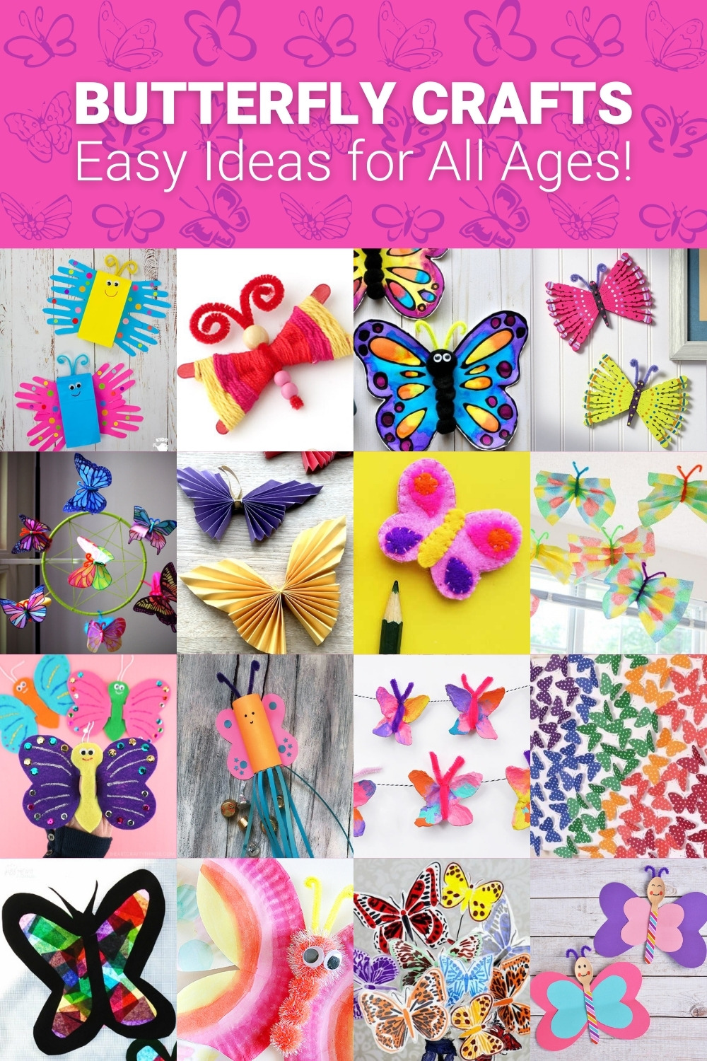 Butterfly crafts: 25+ easy ideas for all ages