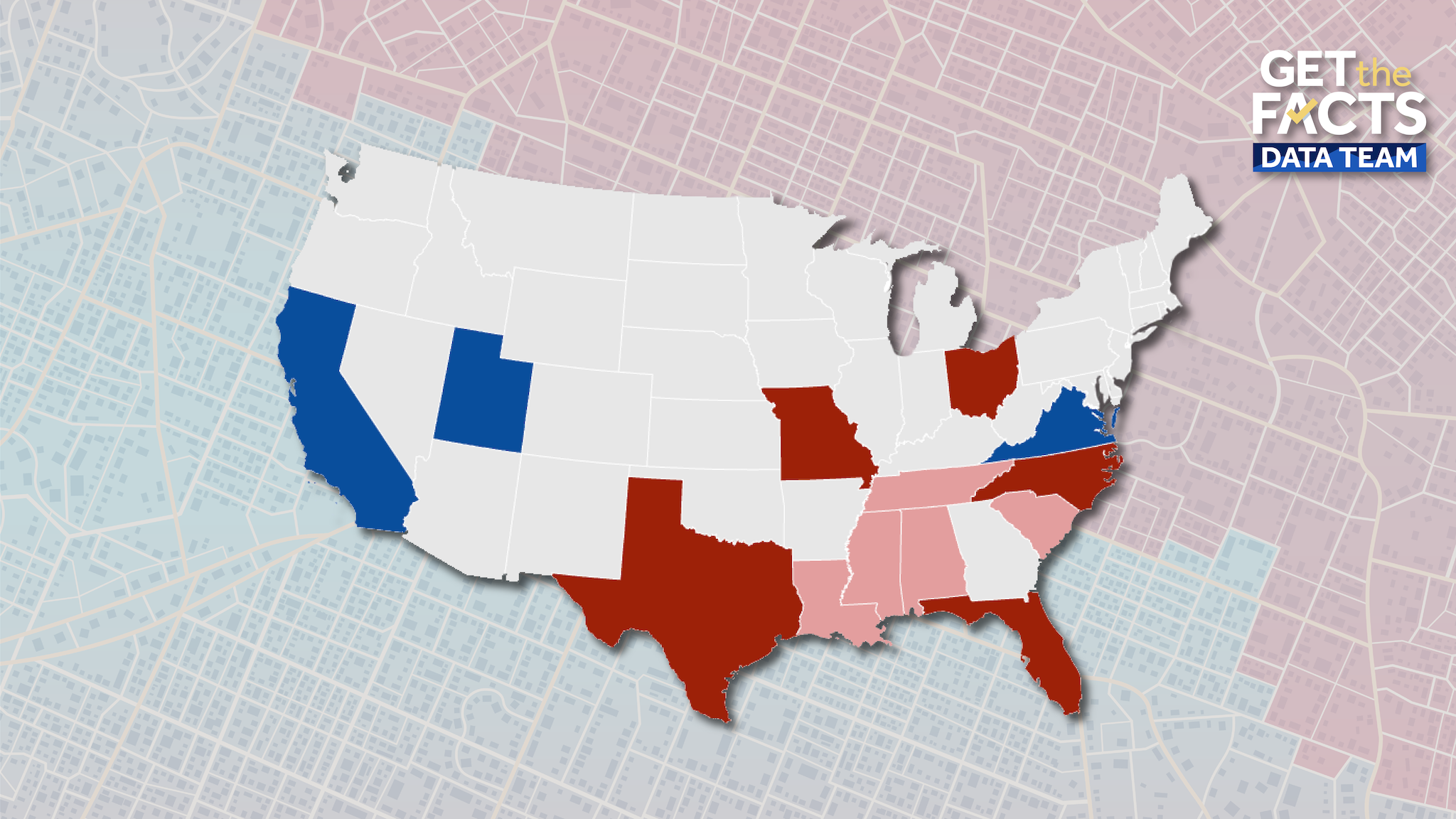 Interactive: How the congressional map redistricting battle has played ...
