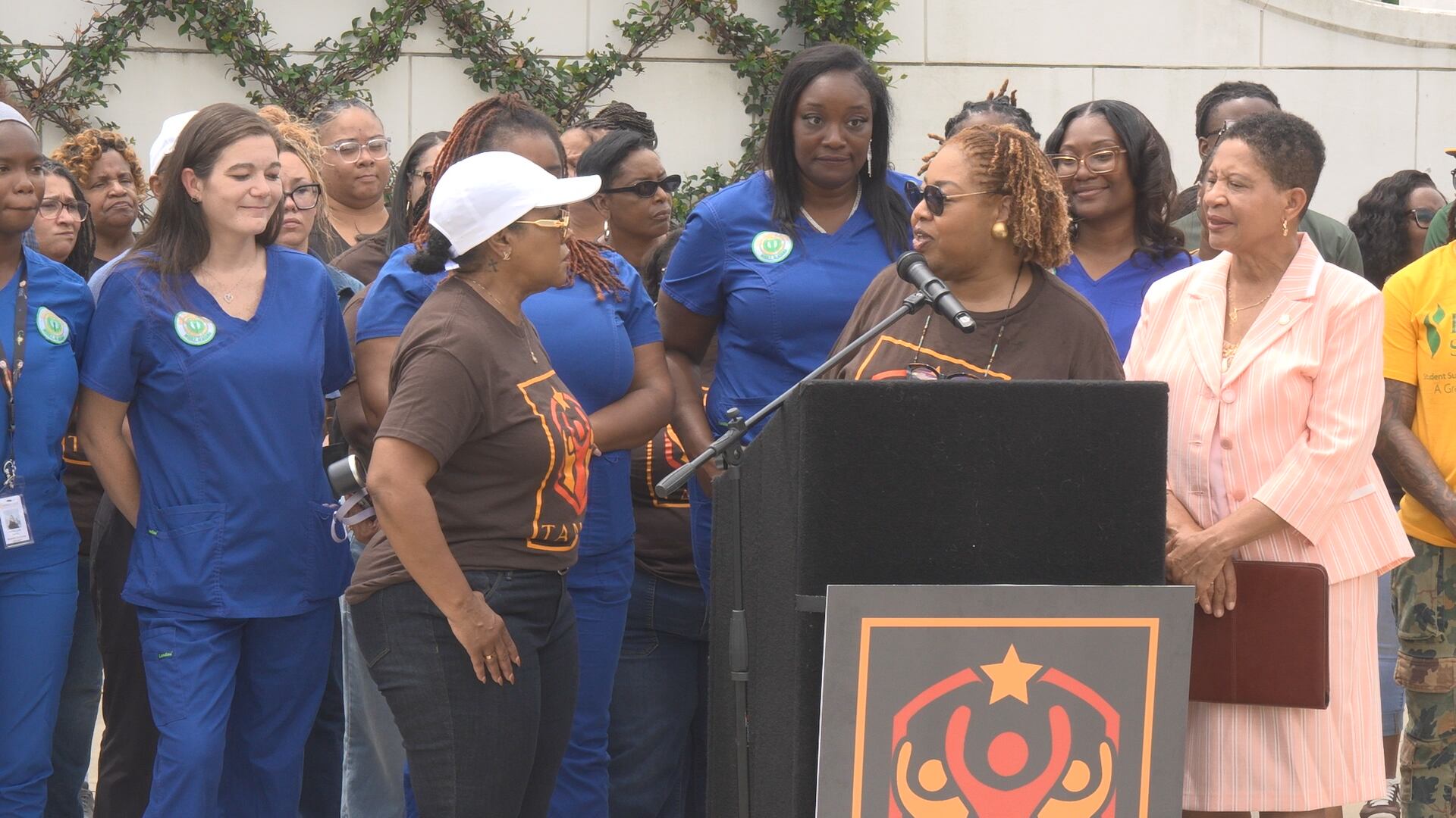 Mobile rally highlights child care costs impacting families