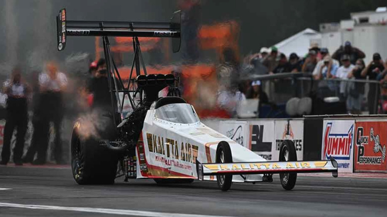 Watch as Shawn Langdon makes the fastest drag racing run ever