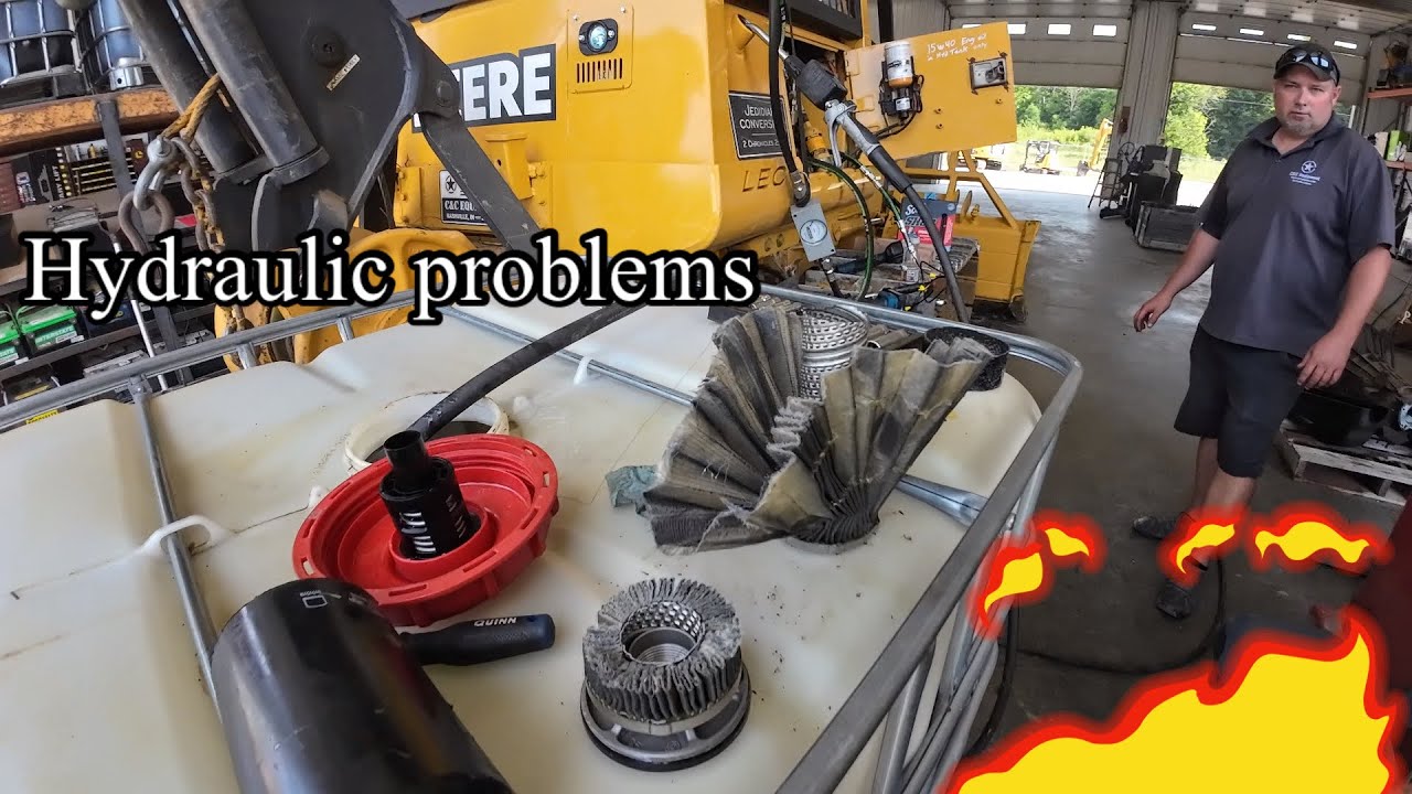 My dozer's hydraulics keep overheating!