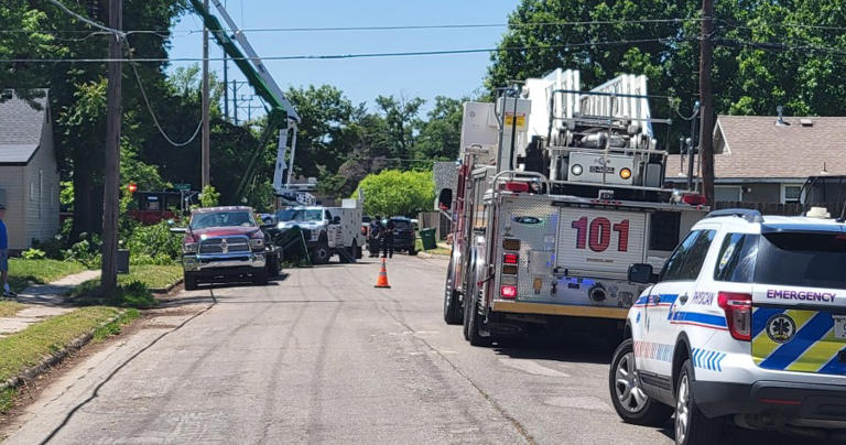 Tree trimmer dies after getting shocked by power line in west Wichita