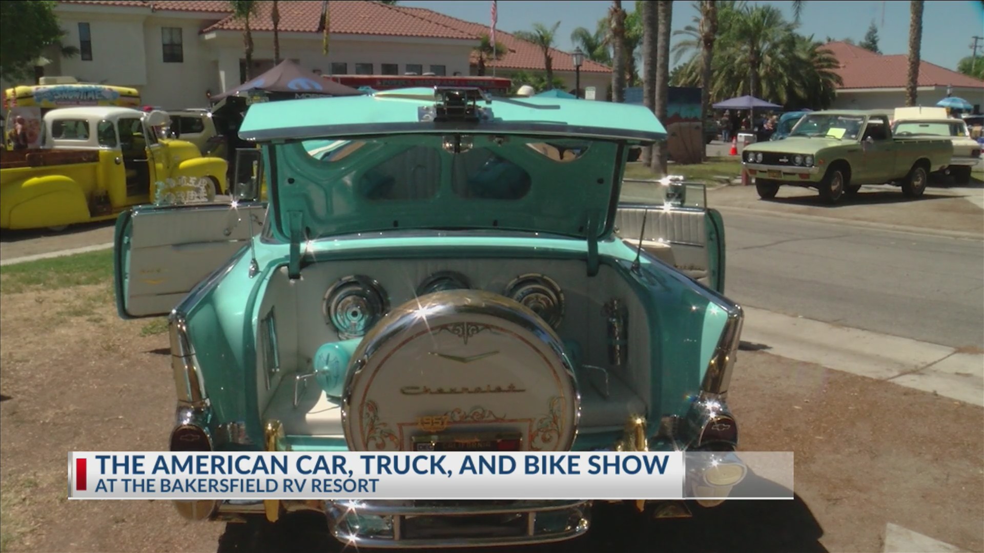 The American car, truck and bike show at the Bakersfield RV Resort