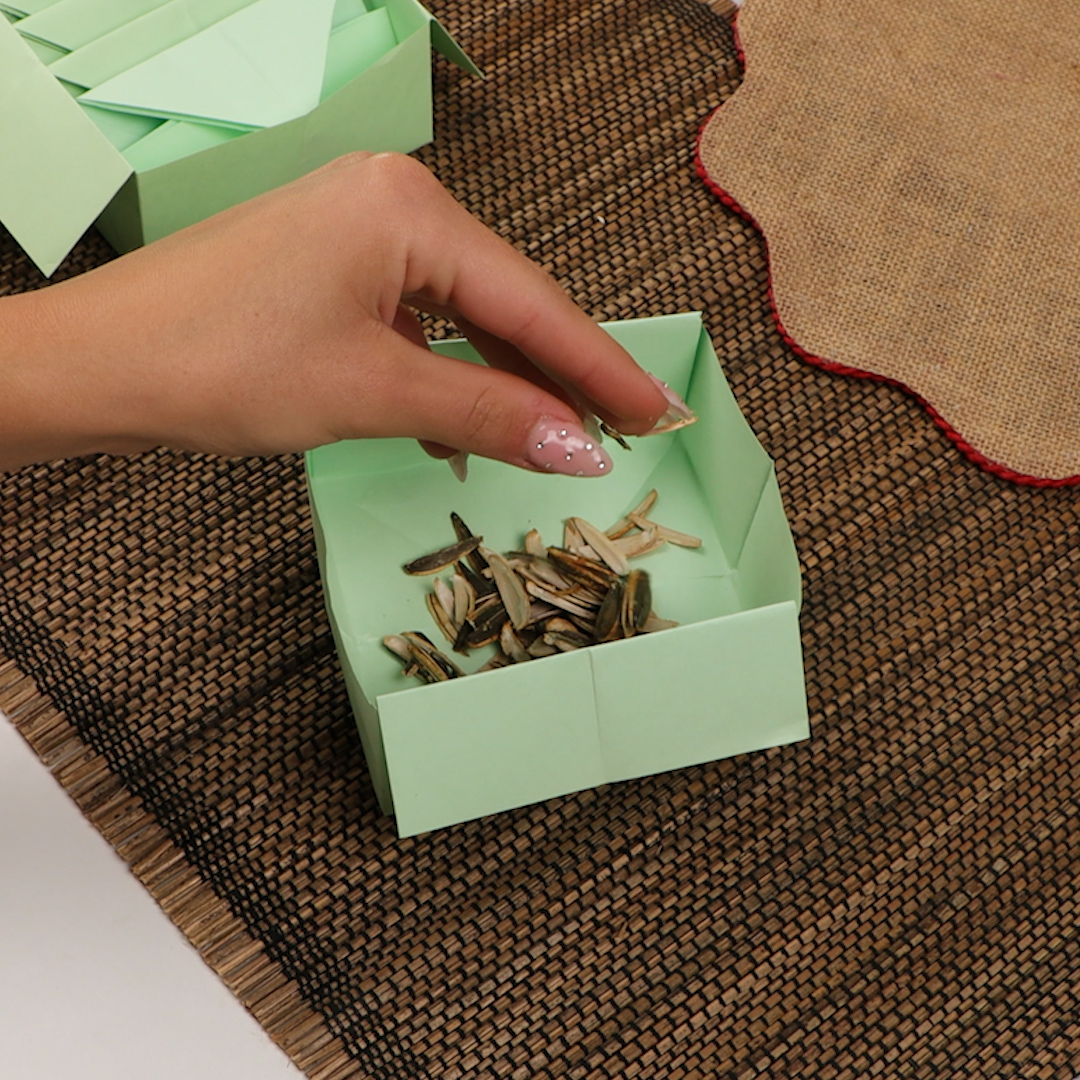 Caja de origami rápida para desorden de fiesta 📃🗑️