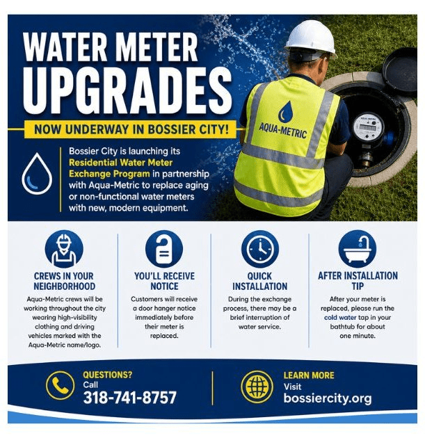 Bossier City launches water meter exchange program