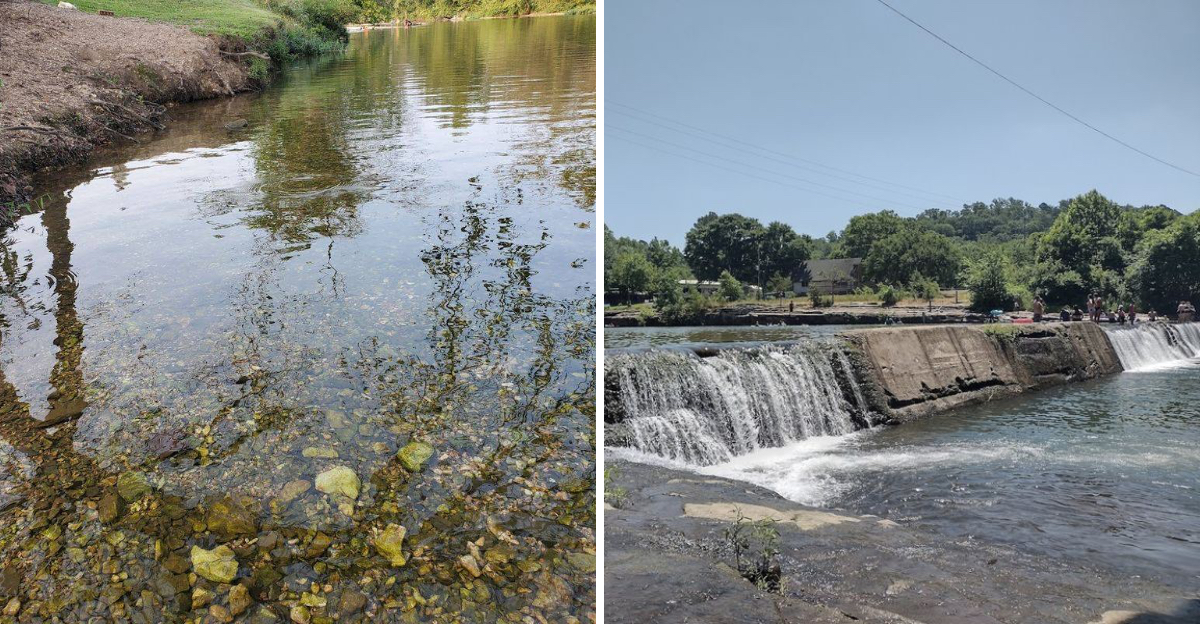 This Oklahoma creekside swimming spot is a hidden escape with clear ...