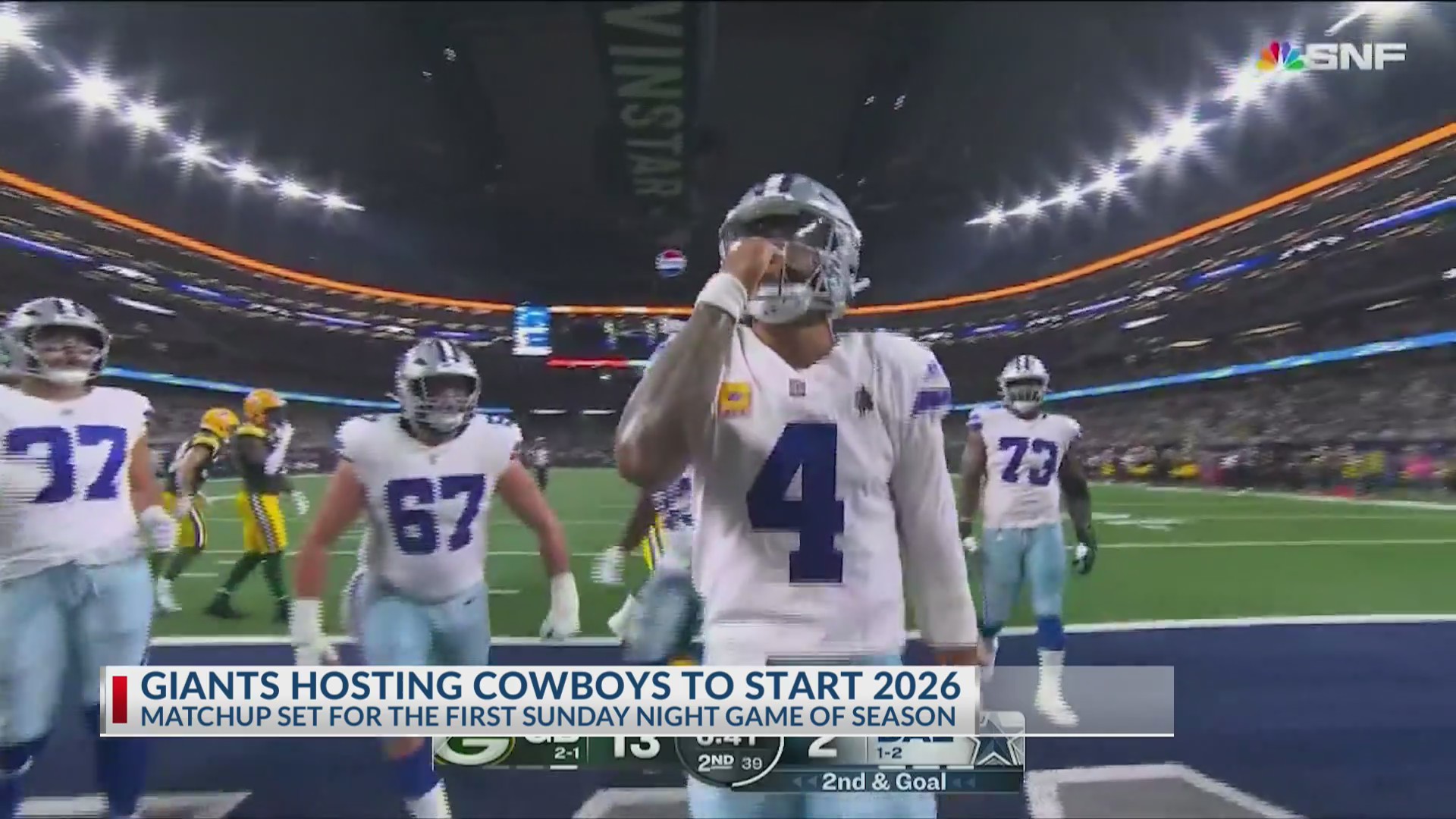 2026 NFL schedule: Bills stadium debuts Week 2, Cowboys at Giants Week ...