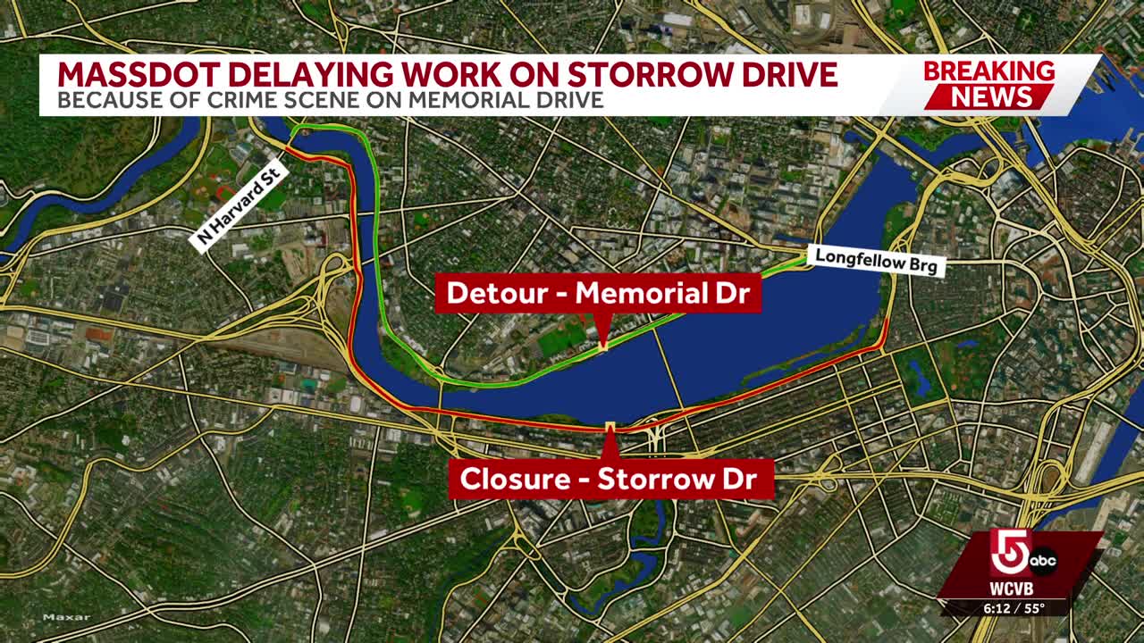 Major stretch of Storrow Drive to close nightly beginning Tuesday