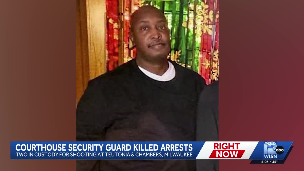 Milwaukee courthouse security guard killed in shooting; man, woman arrested