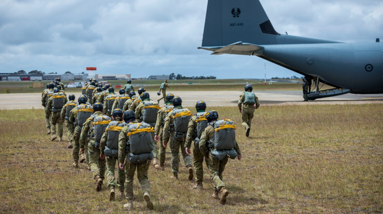 Australian soldier dies while completing parachuting training course