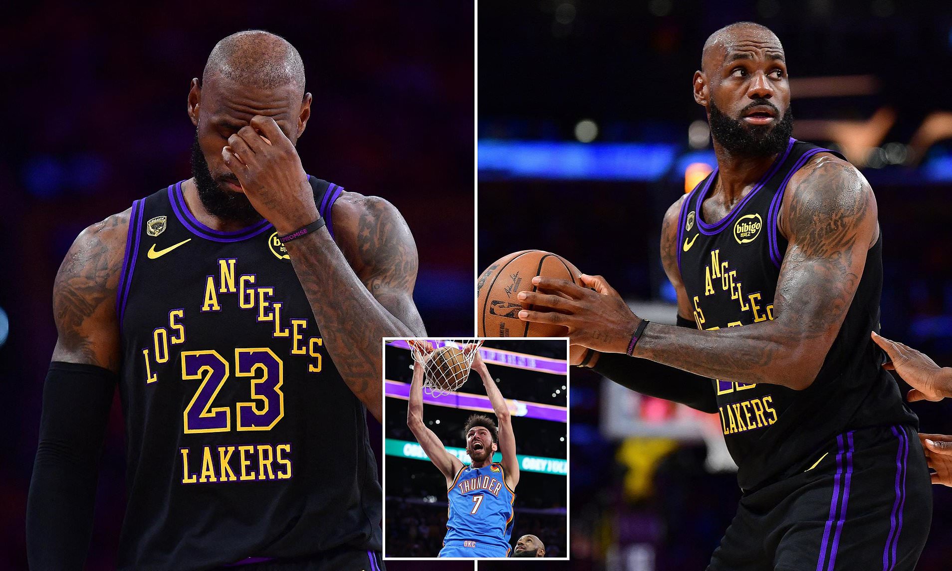 LeBron James, 41, hits career crossroads in LA as Lakers are swept by ...