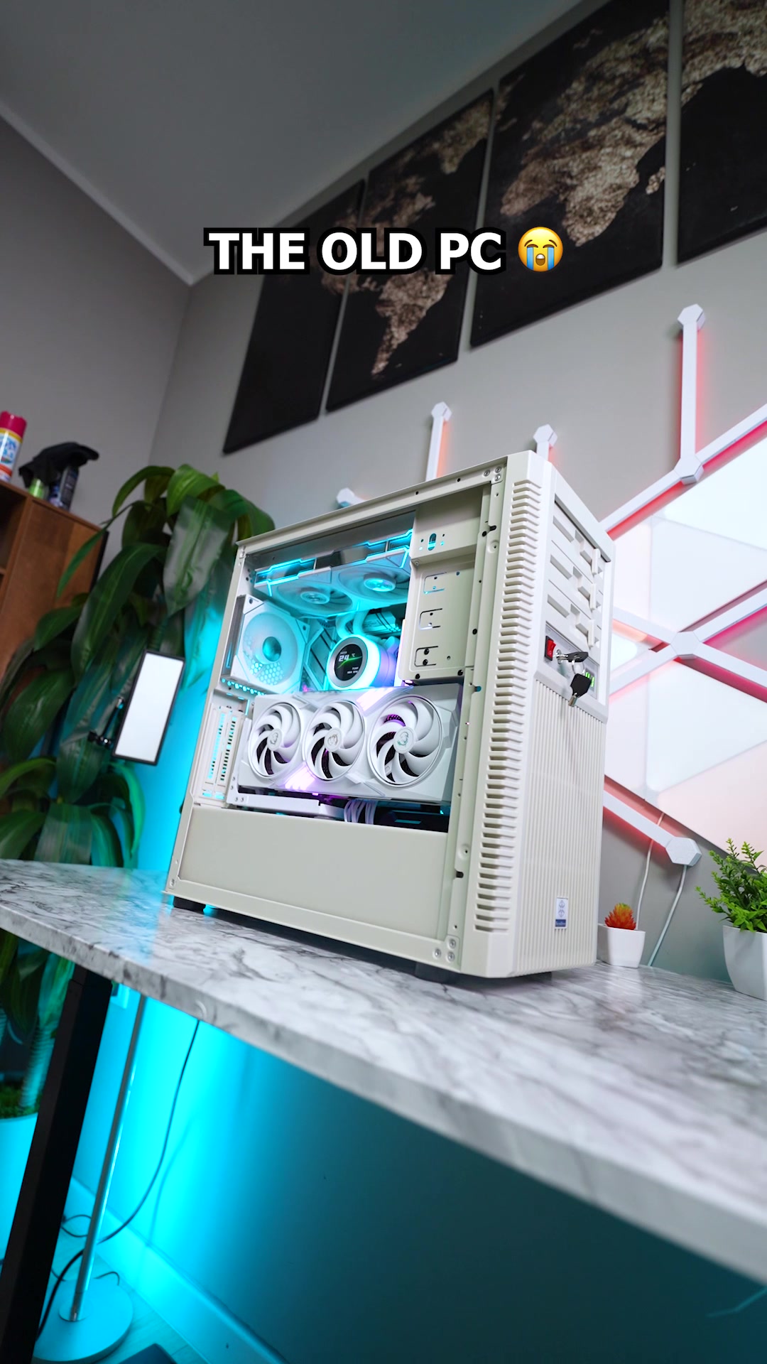 I made profit from a sleeper PC build, clean white gaming setup ...