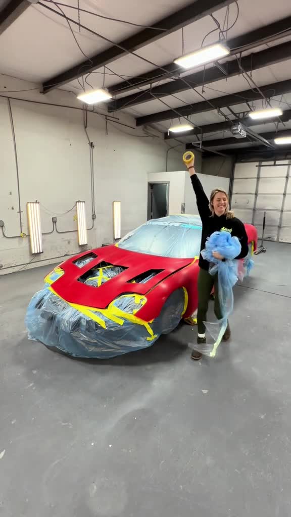 Next step in the C5 Corvette build: Paint prep and spraying