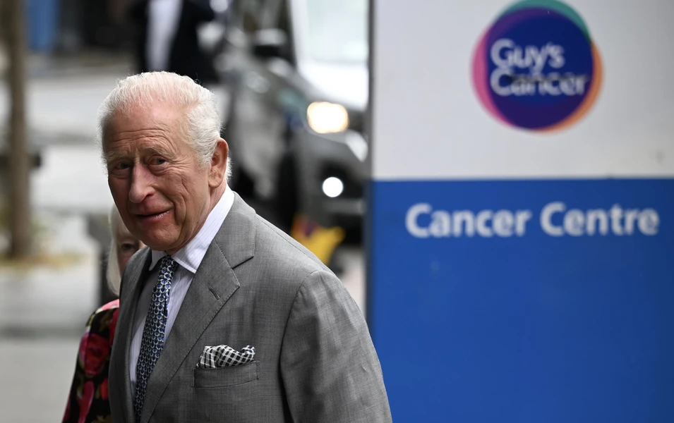 King Charles shares cancer insight during hospital visit
