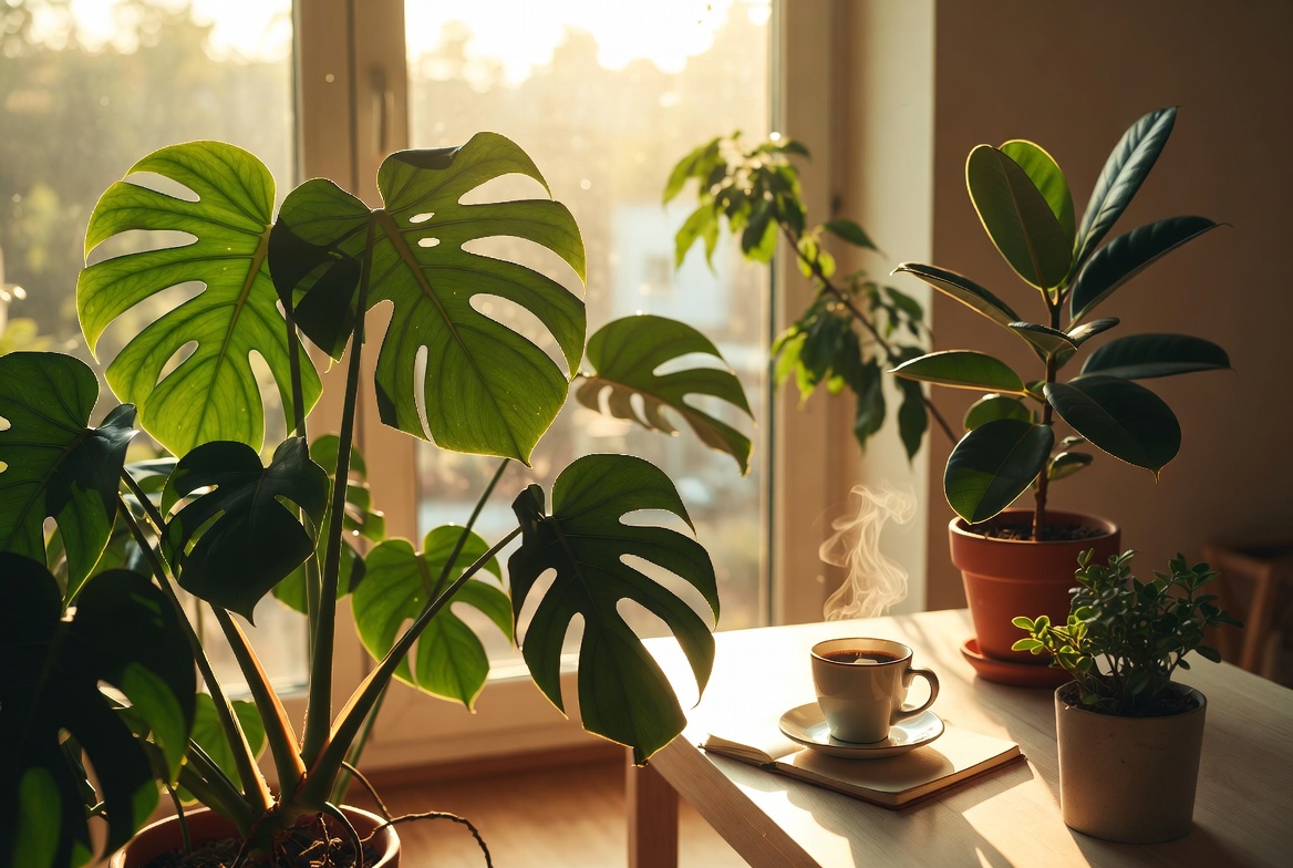 Monstera o ficus: quale pianta migliora davvero la tua routine mattutina?