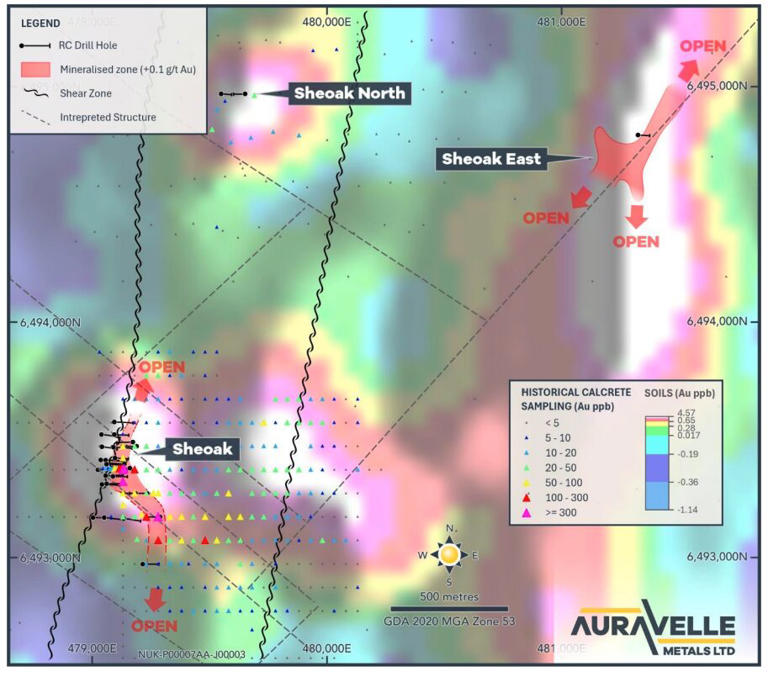 Auravelle gears up for infill, extensional gold drilling at Sheoak