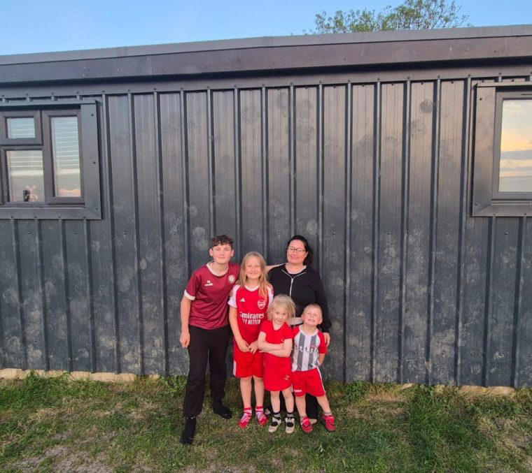 I built my daughter a house in our garden – we see the grandkids every day