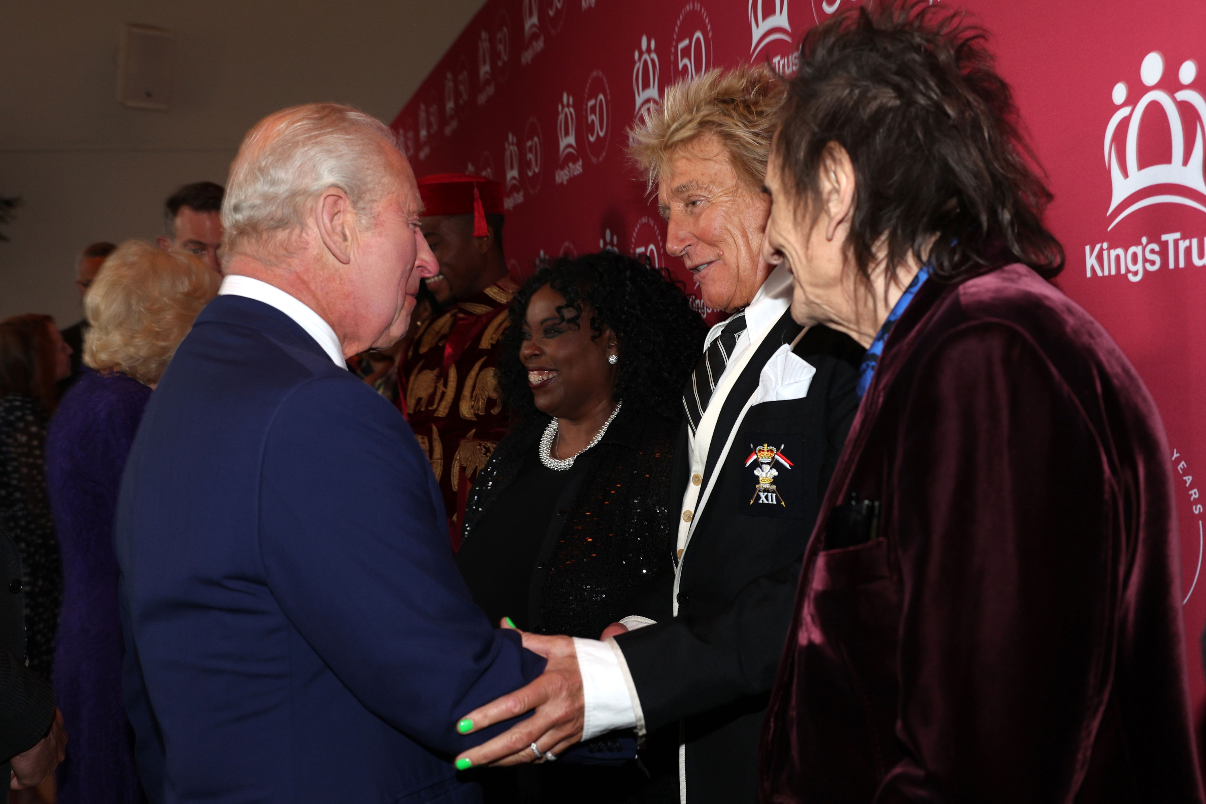 Rod Stewart's comment to King Charles about Trump raises eyebrows