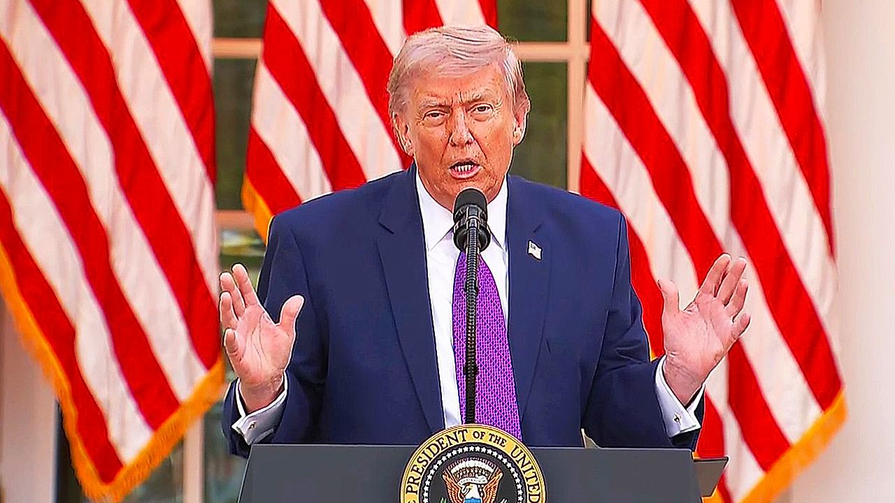 Trump's off-the-rails Police Week speech spent talking about ballroom ...
