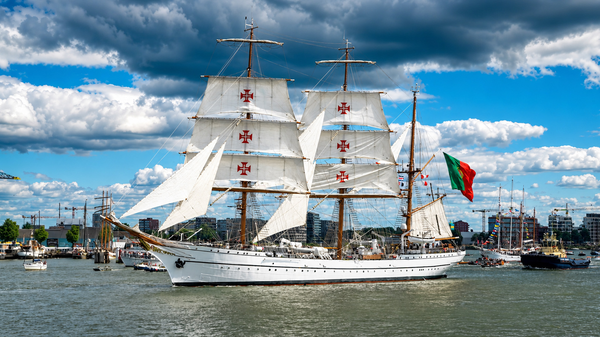 Descubra o Sail Out Amsterdam e os famosos veleiros históricos (4K)