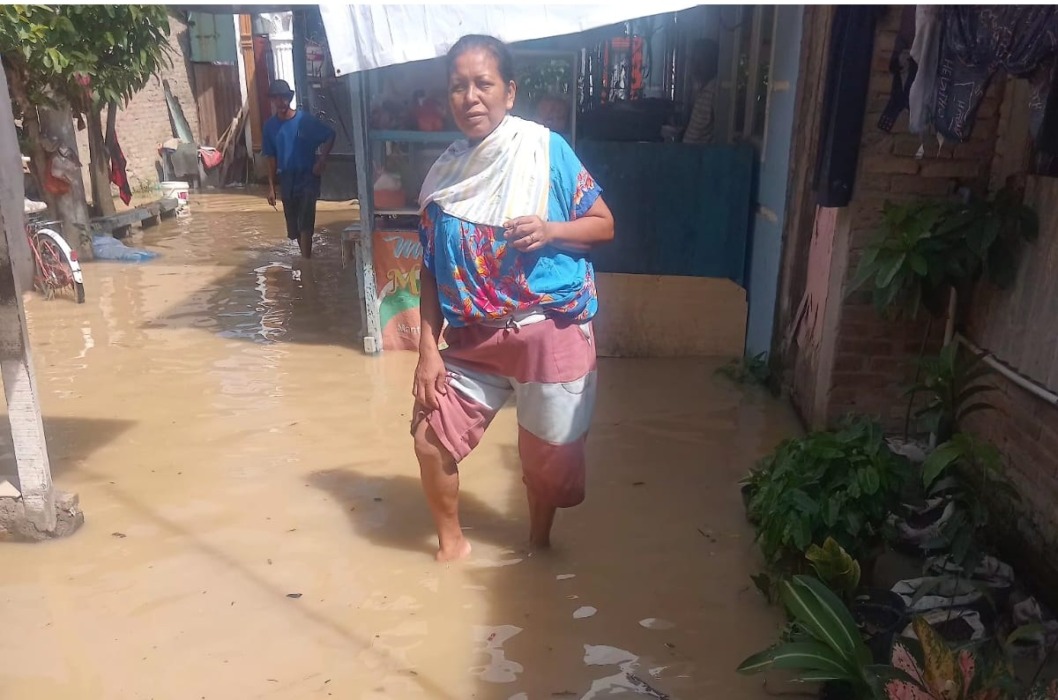 Tanggul Sungai Padang jebol, ratusan rumah warga Tebingtinggi kebanjiran