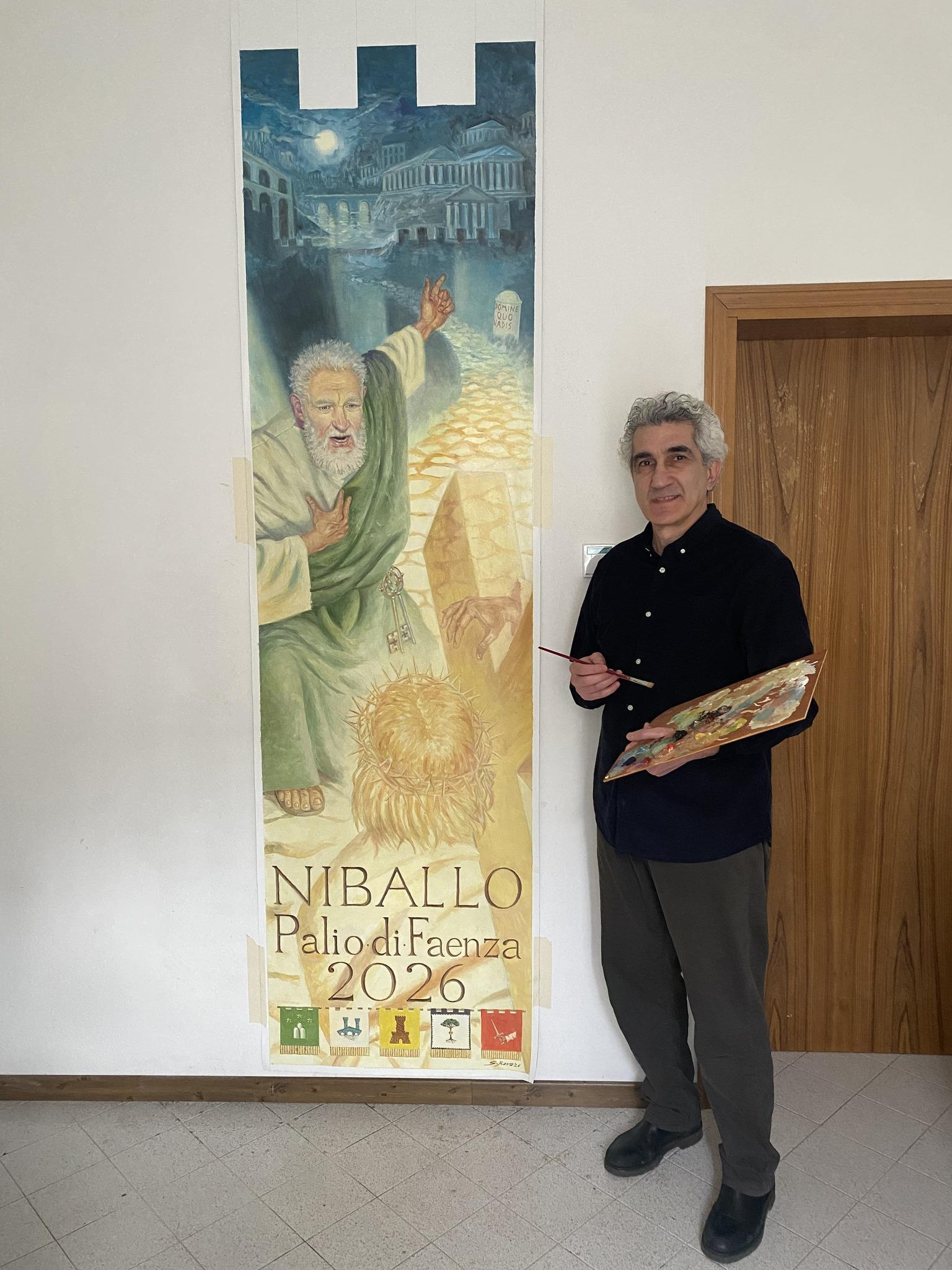 L’artista Giuseppe Rava: "Ecco il drappo 2026"