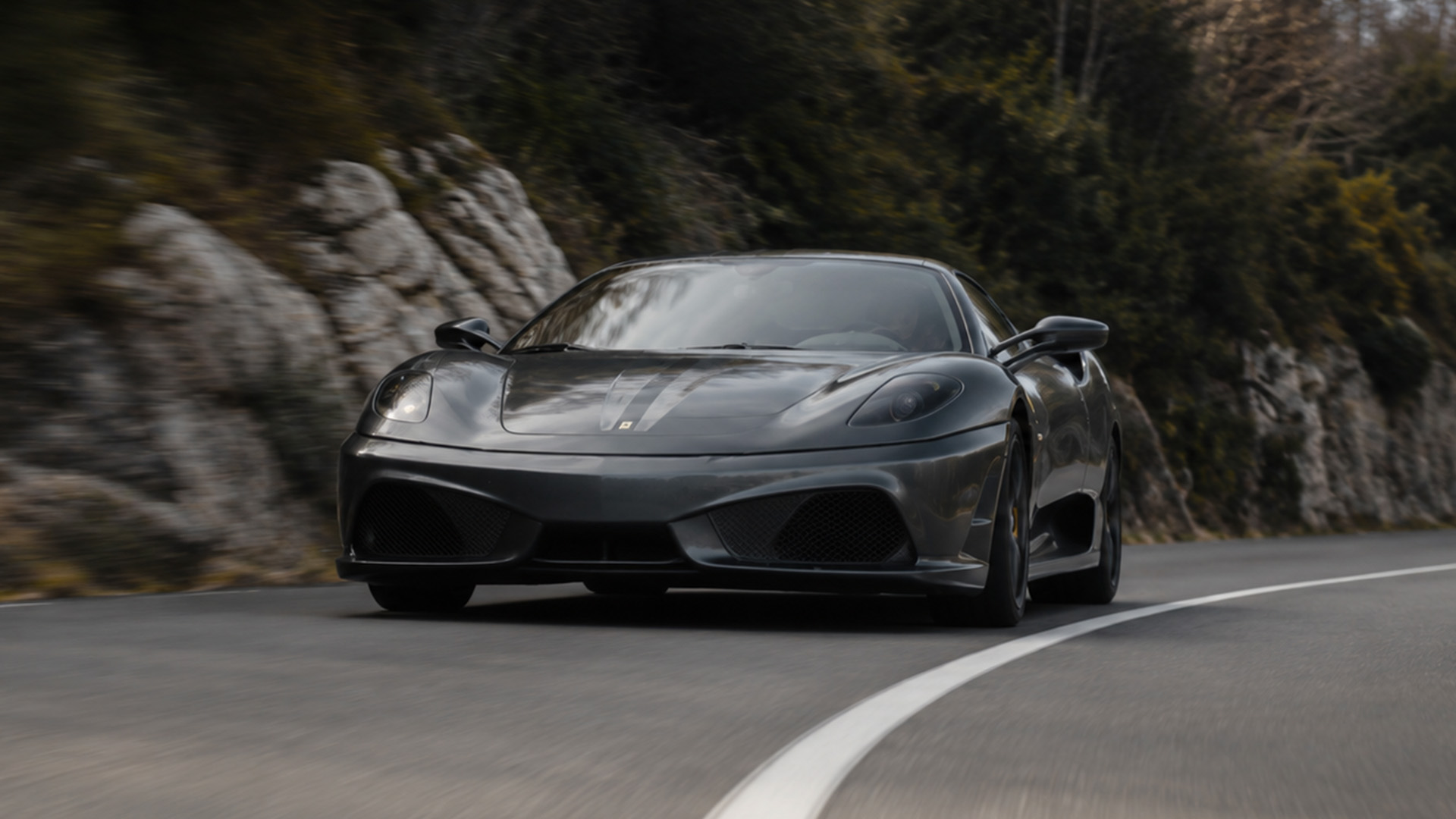 The Ferrari is finally back on the road