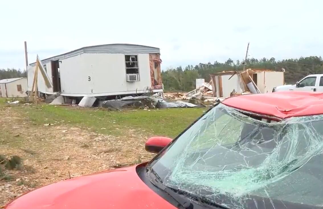 Lincoln County tornado survivor thankful to be alive after trailer flipped