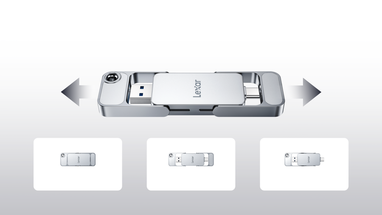 Lexar's new USB flash drive has every base covered