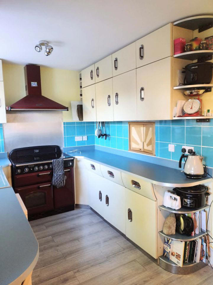 These retro cabinets perfectly blend vintage and minimal aesthetics—and ...