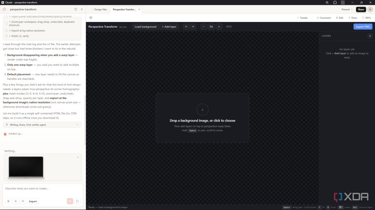 I used Claude to build my own design tool without writing a single line ...