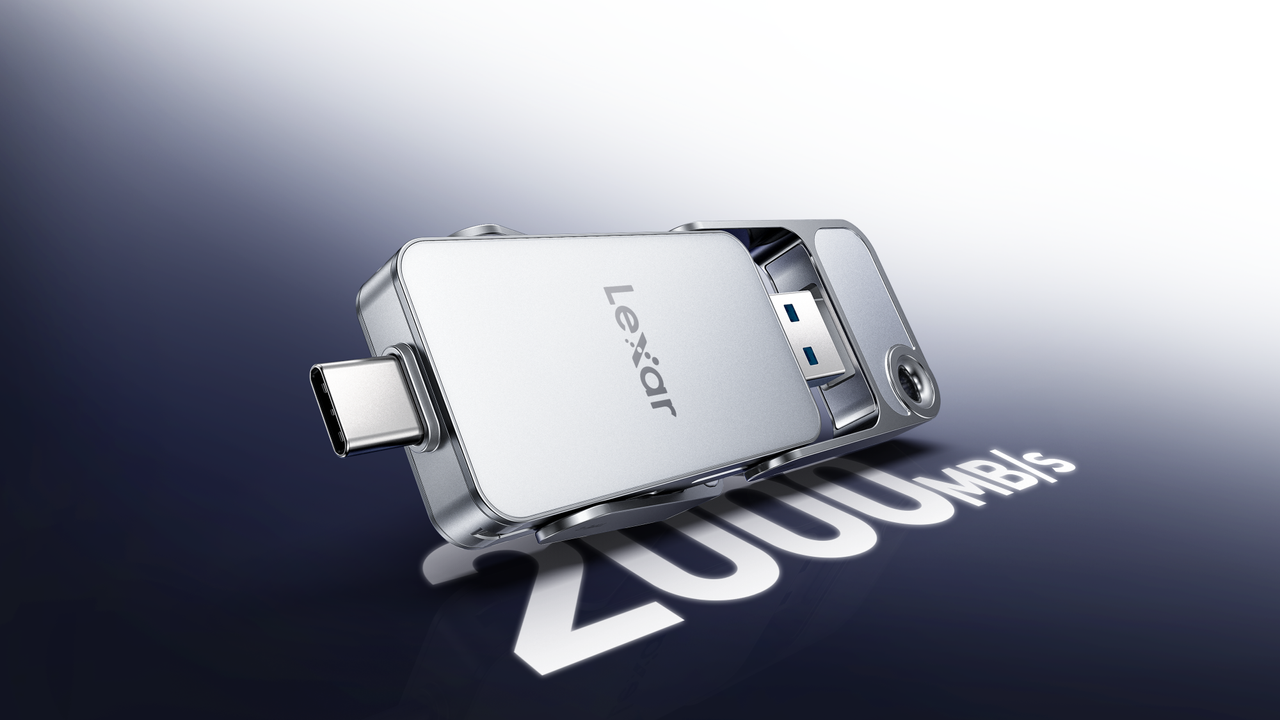 Lexar's new USB flash drive has every base covered