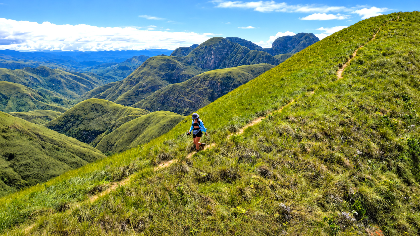 The green mountain valley where the Andes bend