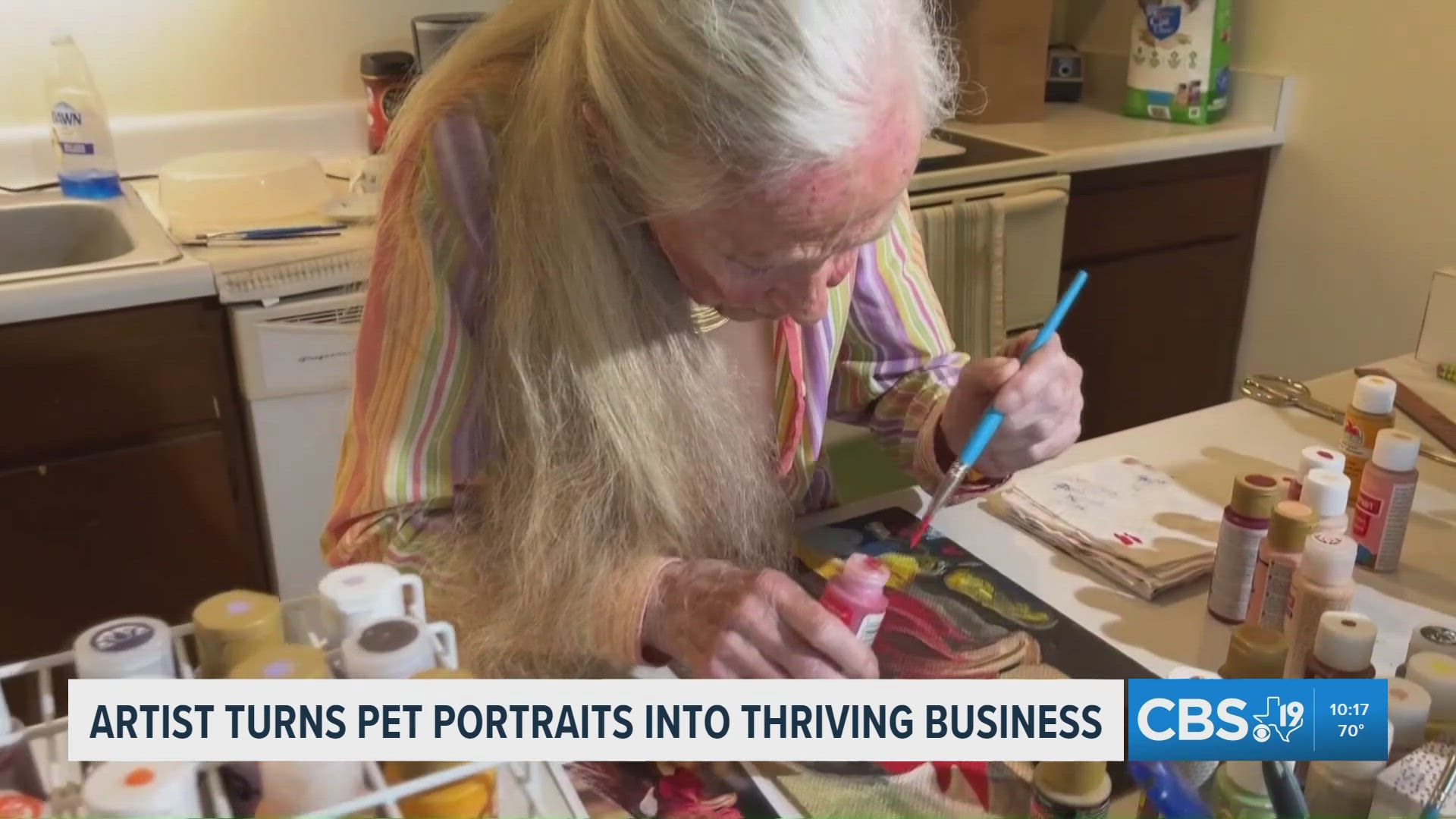 Artist turns beloved pets into custom portraits and a thriving business