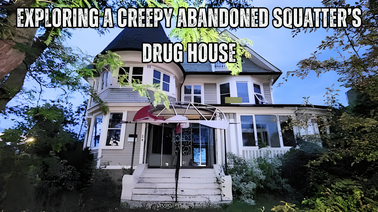 Exploring an abandoned squatter house at night | Urban exploration ...