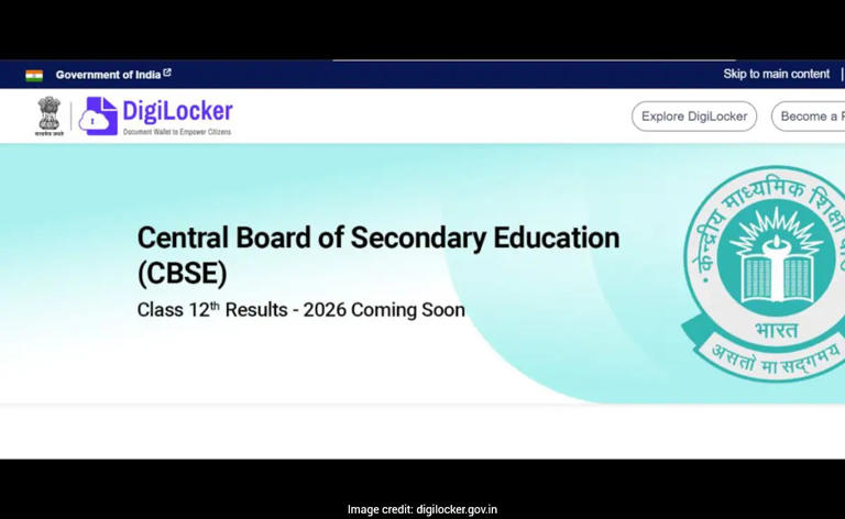 CBSE 12th board result 2026: How to download scorecards through DigiLocker