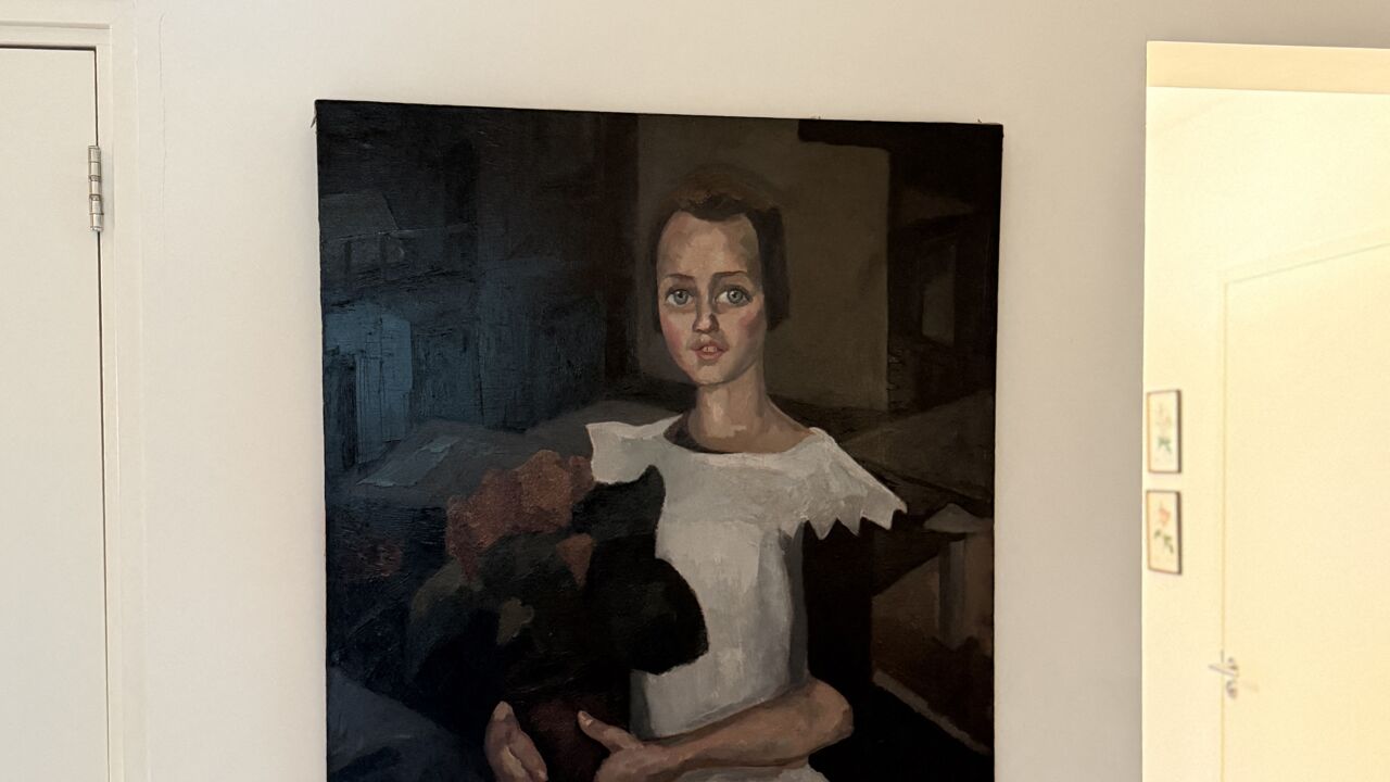 Door nazi's geroofd schilderij gevonden in huis van kleindochter ...