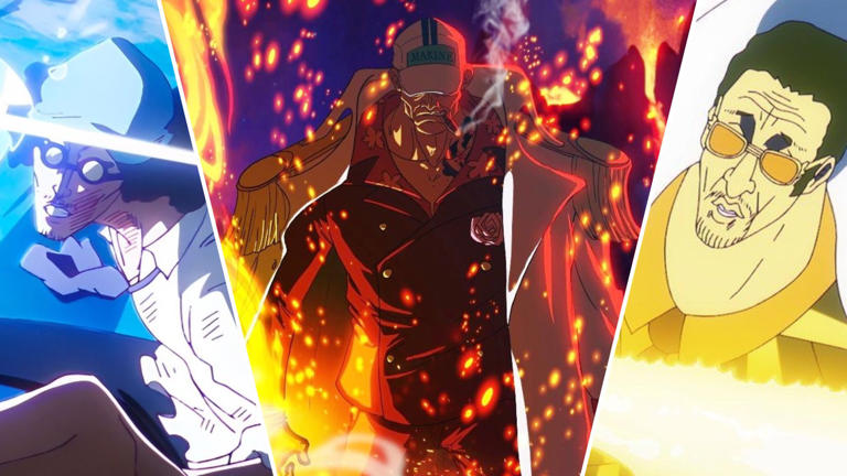 One Piece: The strongest ability of every Marine admiral, ranked