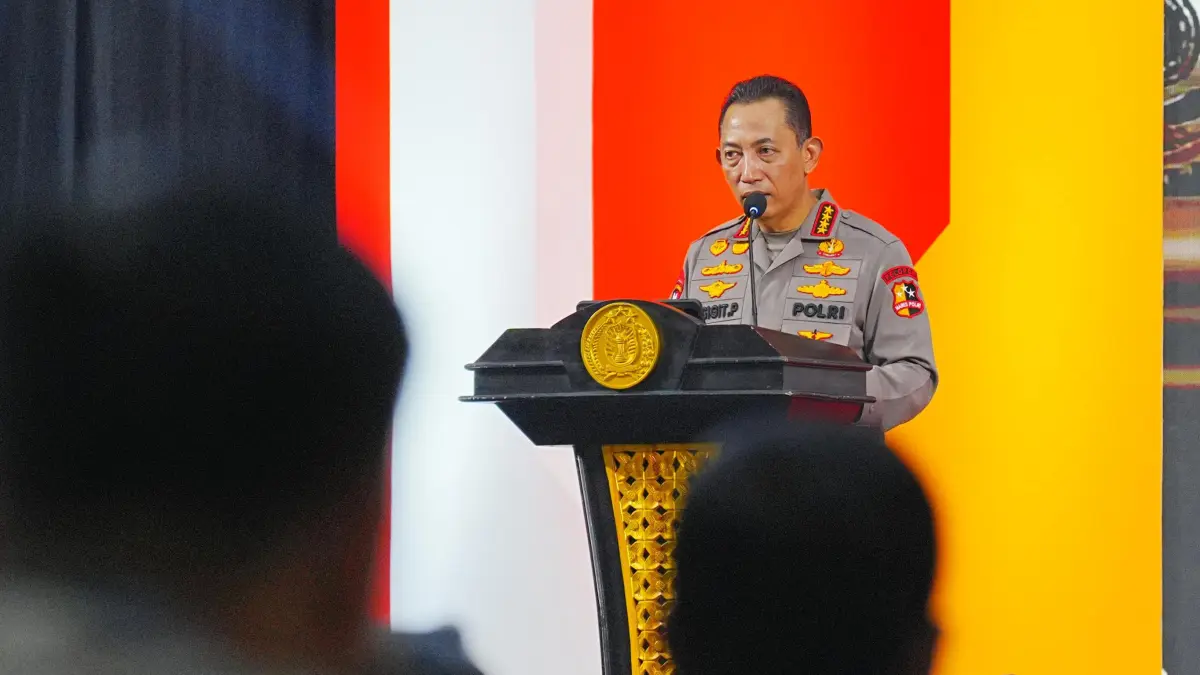 Buka Rakernis Slog Polri, Kapolri fokus tingkatkan peralatan pengamanan ...