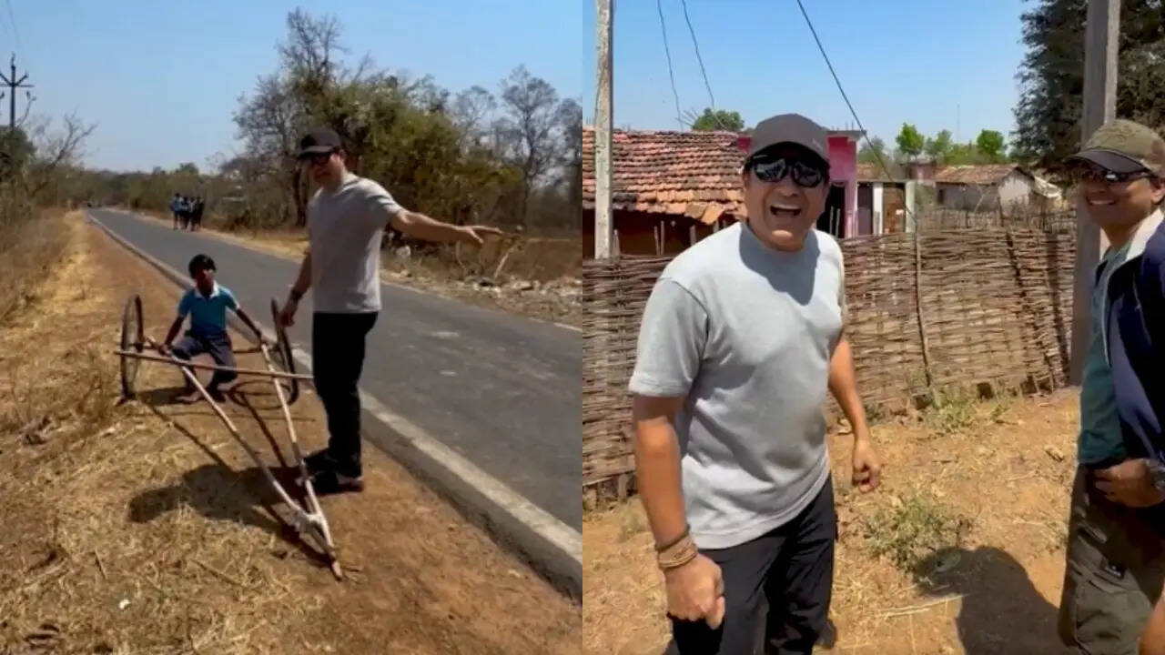 Sachin Tendulkar stops his car to admire village kids’ ‘jugaad car’ - watch